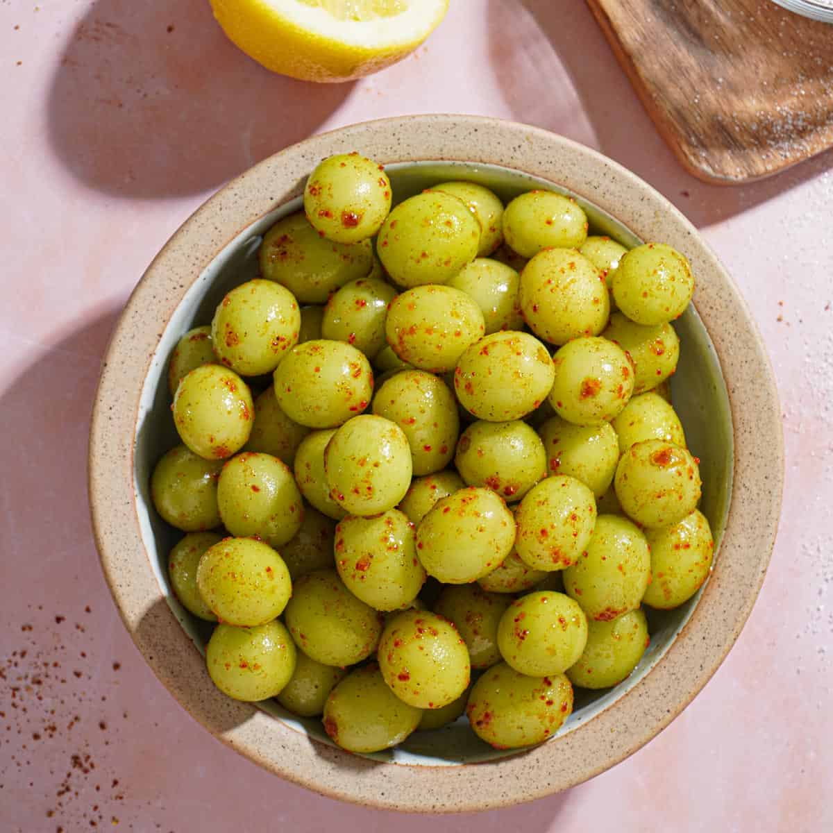 Frozen sour grapes with chili lime - Tomatoes Tomahtos