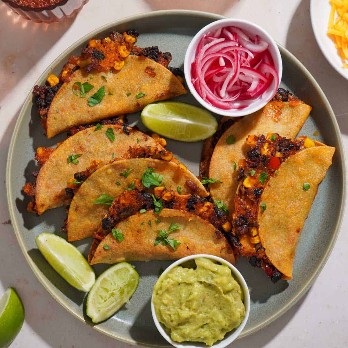 Baked black bean tacos - Tomatoes Tomahtos